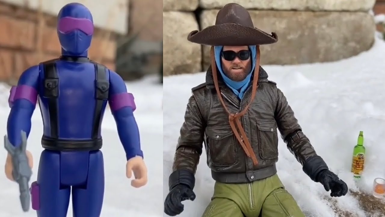 Gijoe Snake Eyes Commando & The Thing Rj Macready filming in freezing ...
