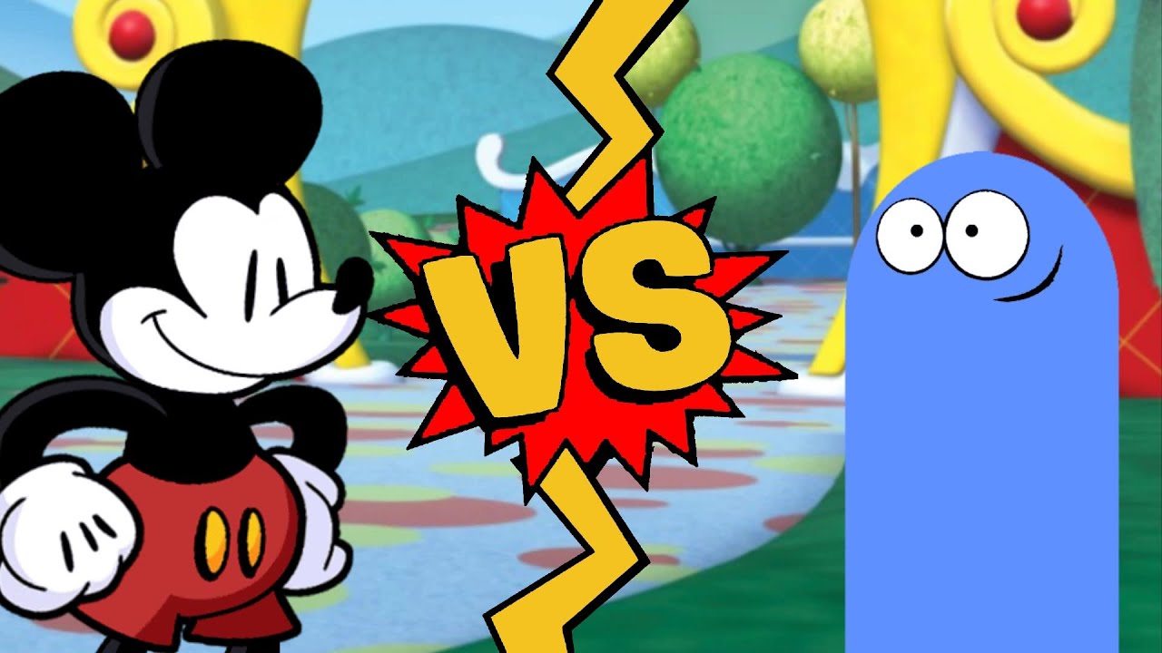 M.U.G.E.N. Battles | Mickey Mouse vs Bloo | Disney vs Cartoon Network ...