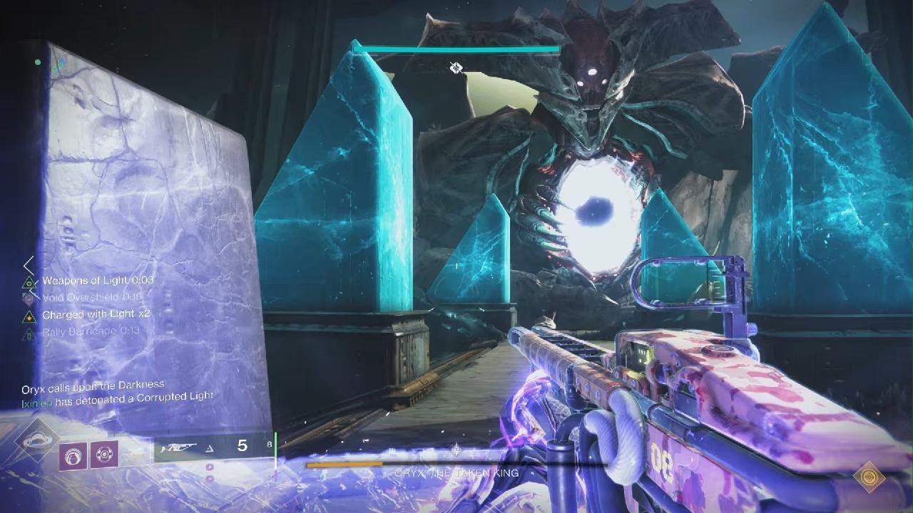 Destiny 2 Thundercrash Oryx...wait the shield! - YouTube