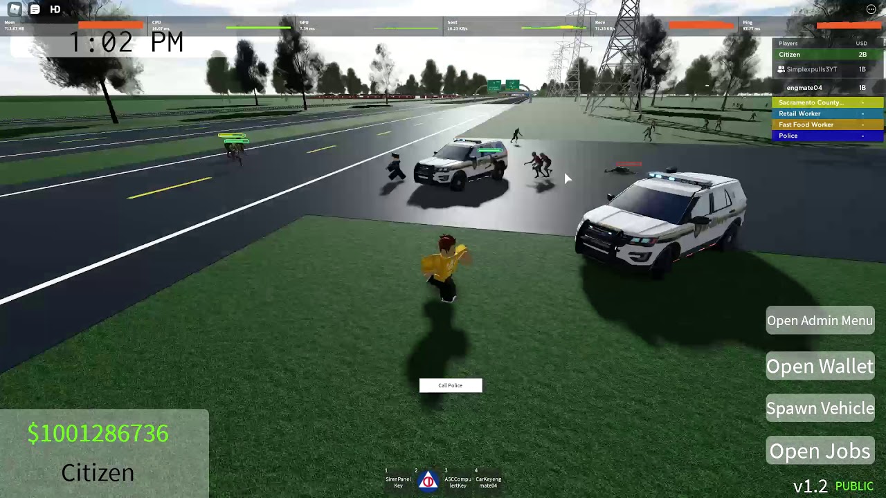 (Roblox) AI Police vs Zombies - YouTube
