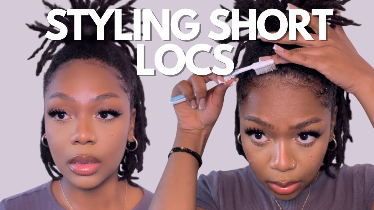 Styling My Dreadlocks with SHORT Locs (Easy Hairstyle) | Healing From ...