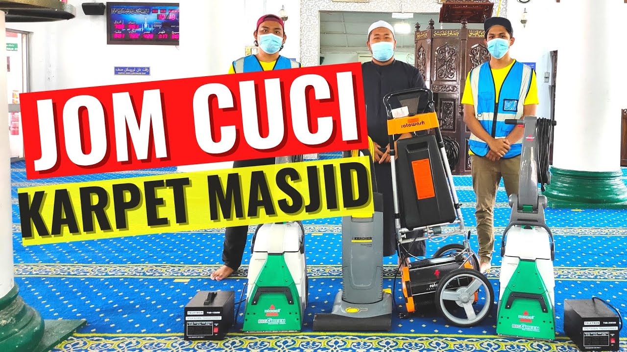 PROMOSI CUCI KARPET MASJID DAN SURAU | Cleaning Team KL | Carpet ...