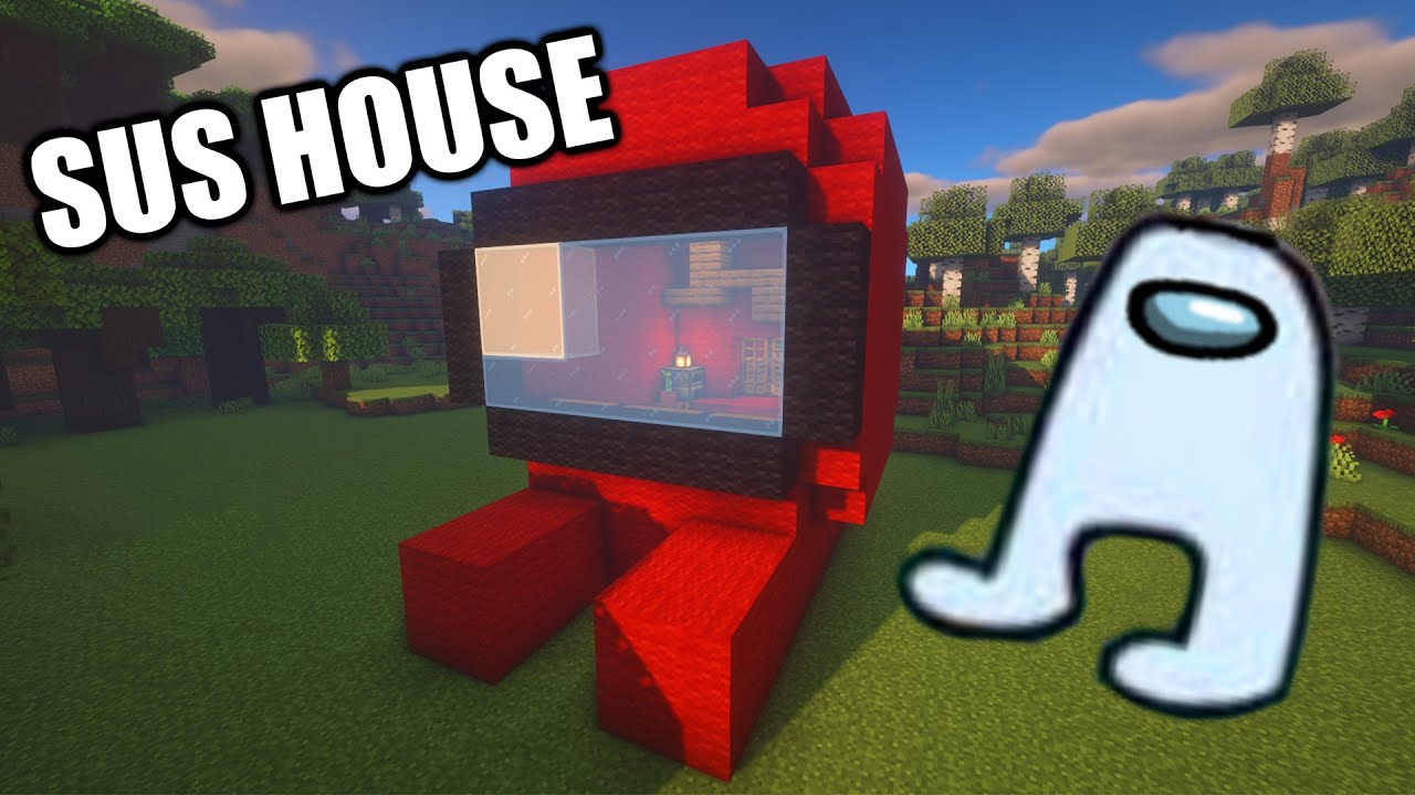 How to build Sus house in Minecraft **Very Sussy** - YouTube