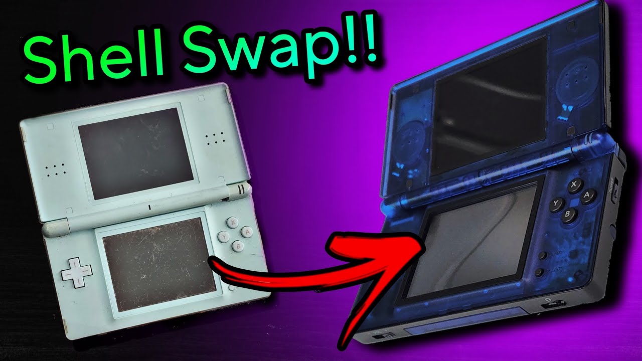 SWEET Nintendo DS Lite Shell Swap - How-To Housing Replacement! - YouTube