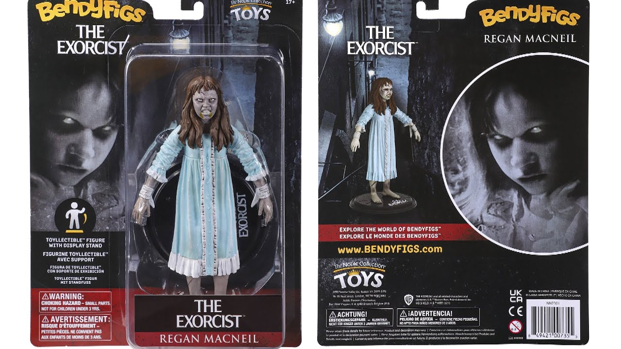 Regan - The Exorcist - The Noble Collection Toys - BendyFigs - YouTube