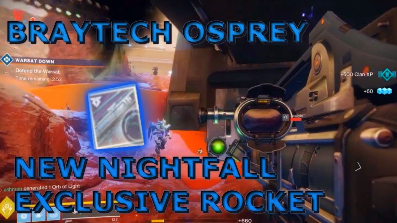 Destiny 2: WARMIND Nightfall Exclusive Rocket Launcher! (Braytech ...