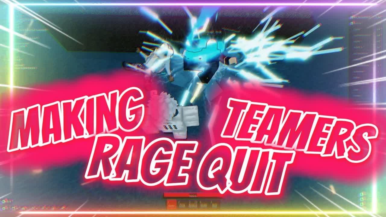 Making Another Teamer RAGE QUIT in Rogue Demon! - YouTube