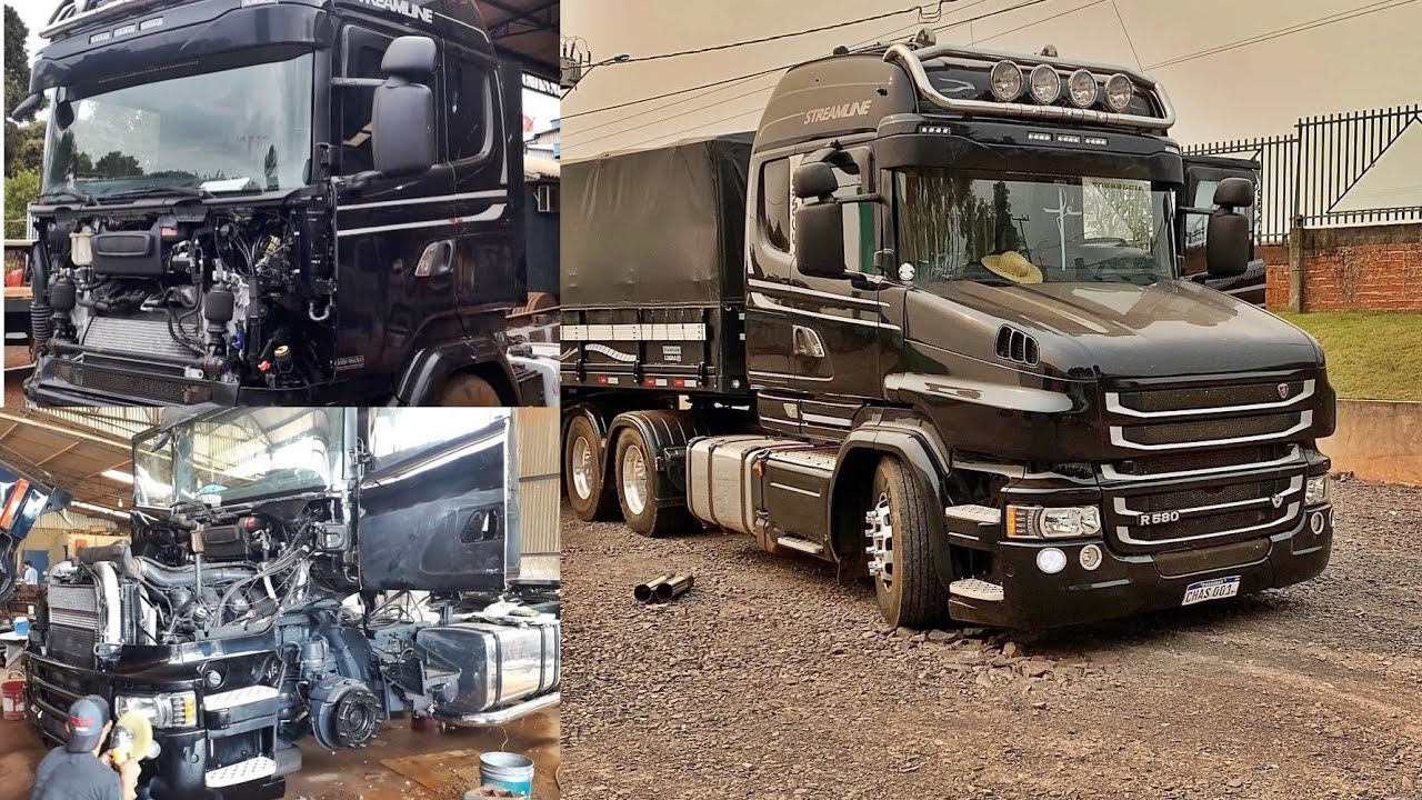 Conheça a história do Scania Streamline R580 V8 frontal transformado em ...