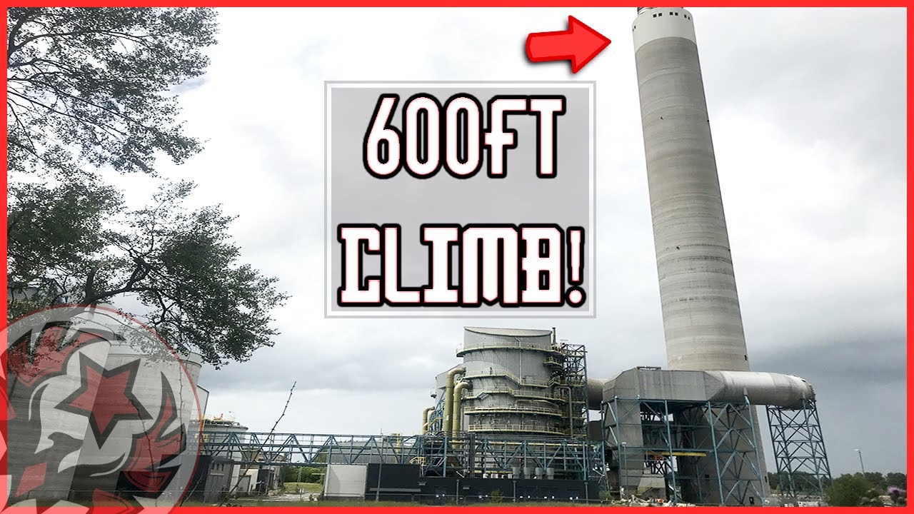 Climbing Rugeley Power Station's 600Ft Tower Before Demolition - YouTube