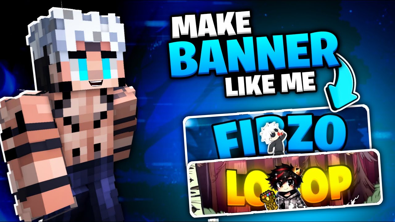 🤩STAND OUT! Minecraft Channel Banner Creation || Step By Step Ultimate ...