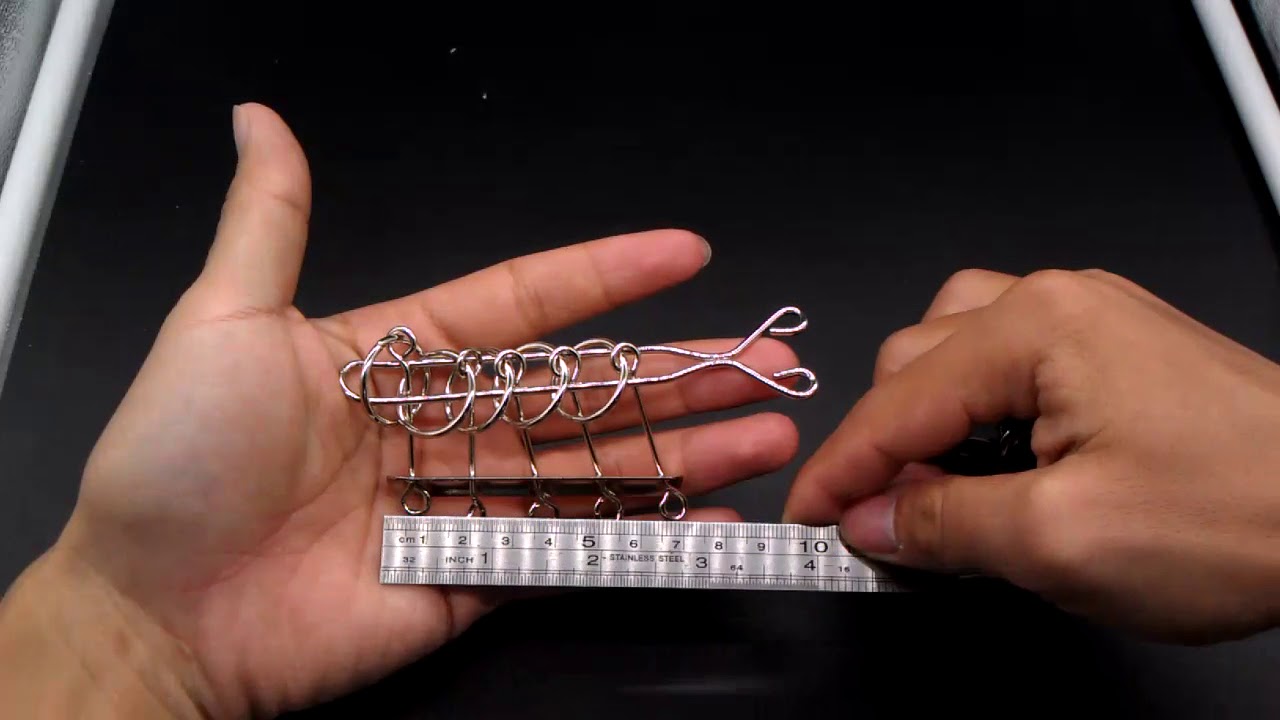 H111五连环 / metal ring puzzle toy / metal cast puzzle toy / yongchaofeng ...