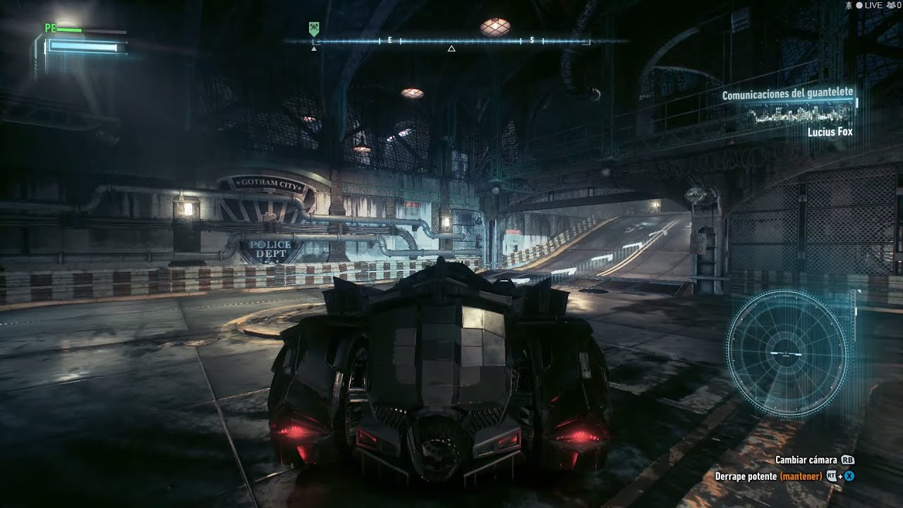 Batman Arkham Knight salvando al bombero - YouTube