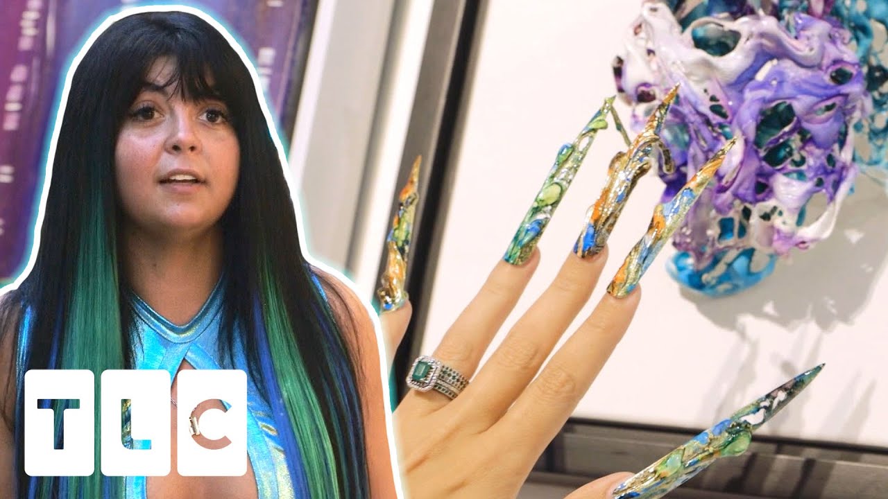 Lexi Creates An Artwork-Inspired Nails For An Artist's Opening In NYC ...