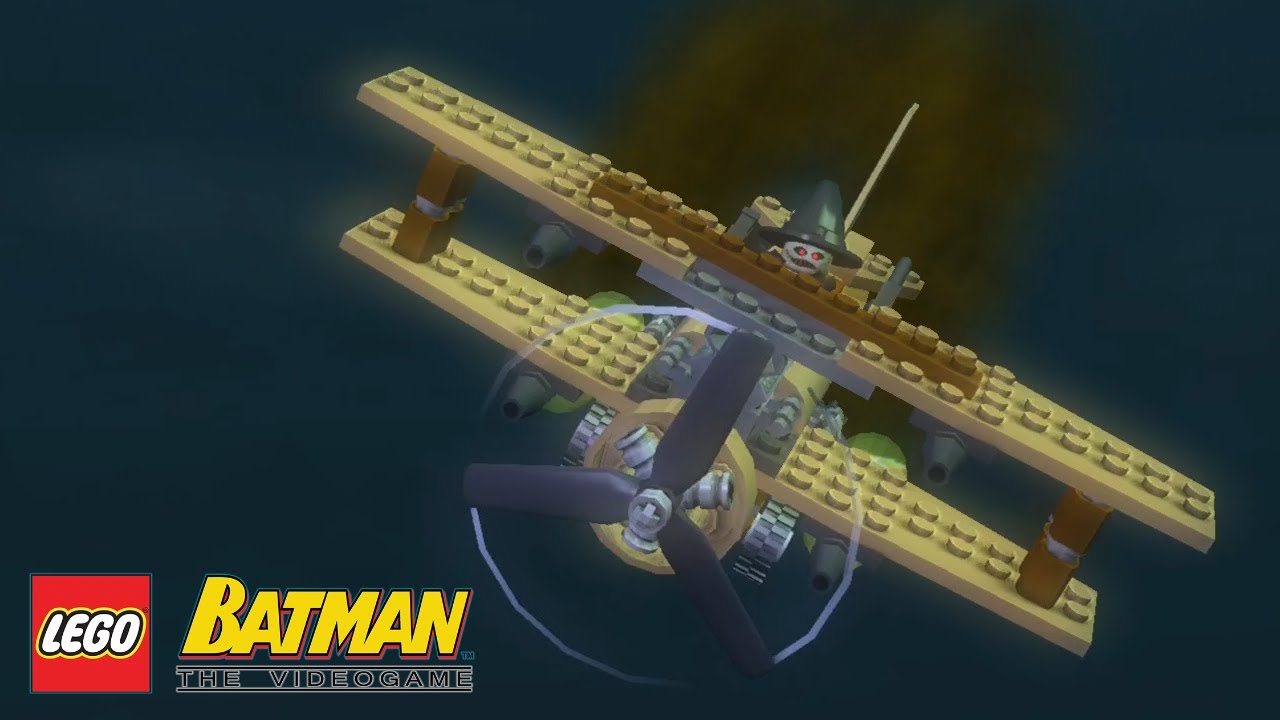 The Scarecrow's Plane - LEGO Batman the Videogame : Boss fight - YouTube