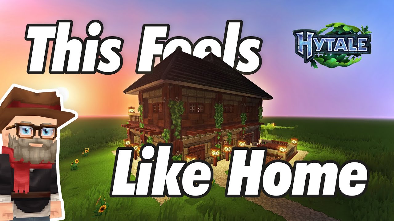 Hytale: Cozy House 🏡 Exterior Timelapse - YouTube