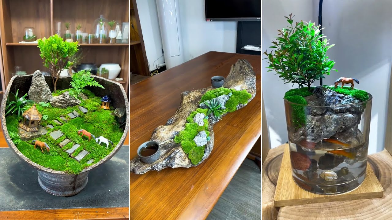 Top 6 Easy How to make a beautiful miniature landscape at home | Diy ...