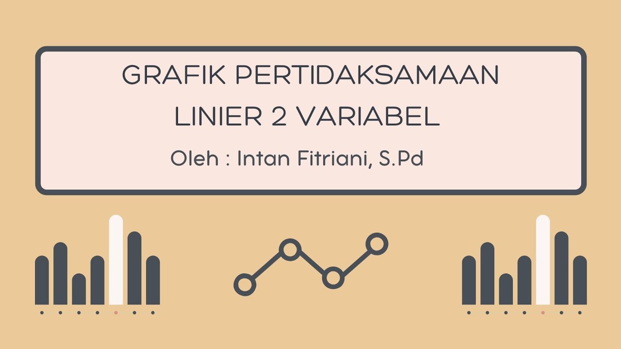 Membuat Grafik Pertidaksamaan Linier 2 Variabel ( satu garis) - YouTube