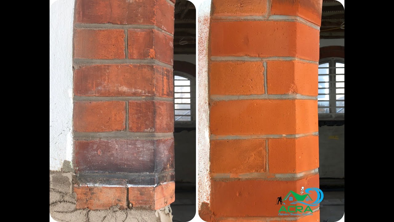 Brick cleaning London | Sandblasting London - YouTube
