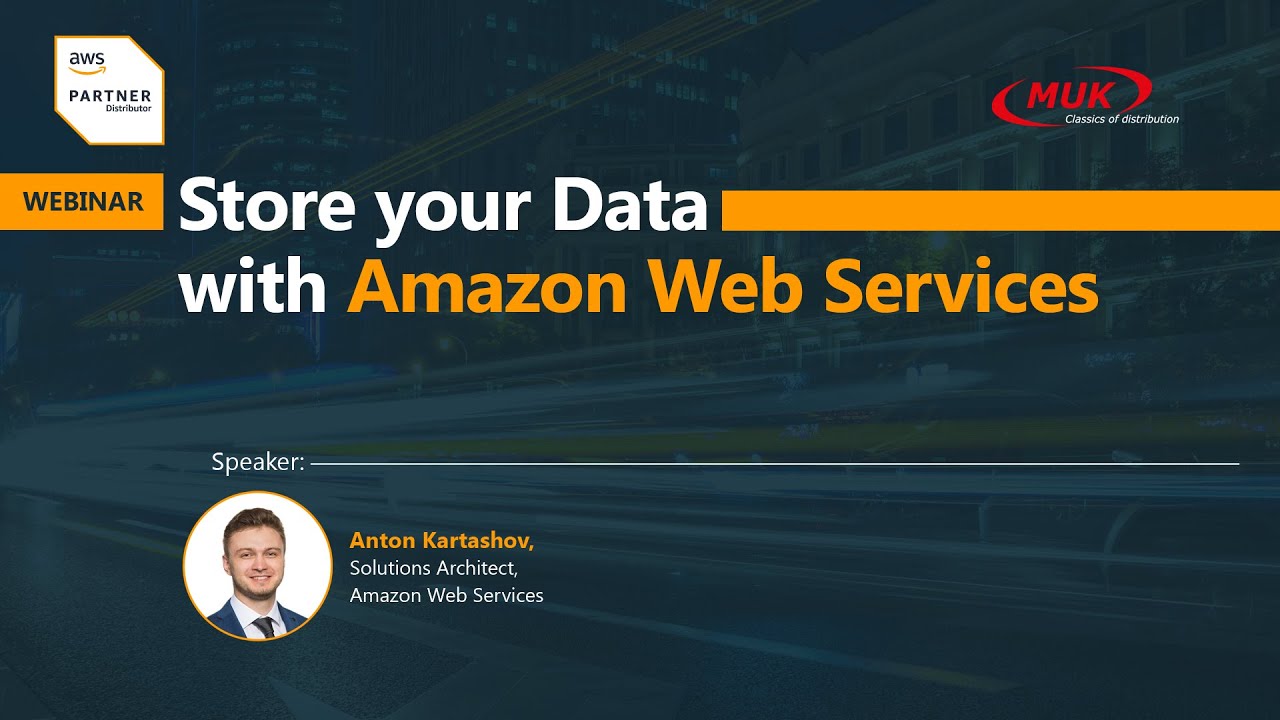 Store your data with Amazon Web Services - YouTube