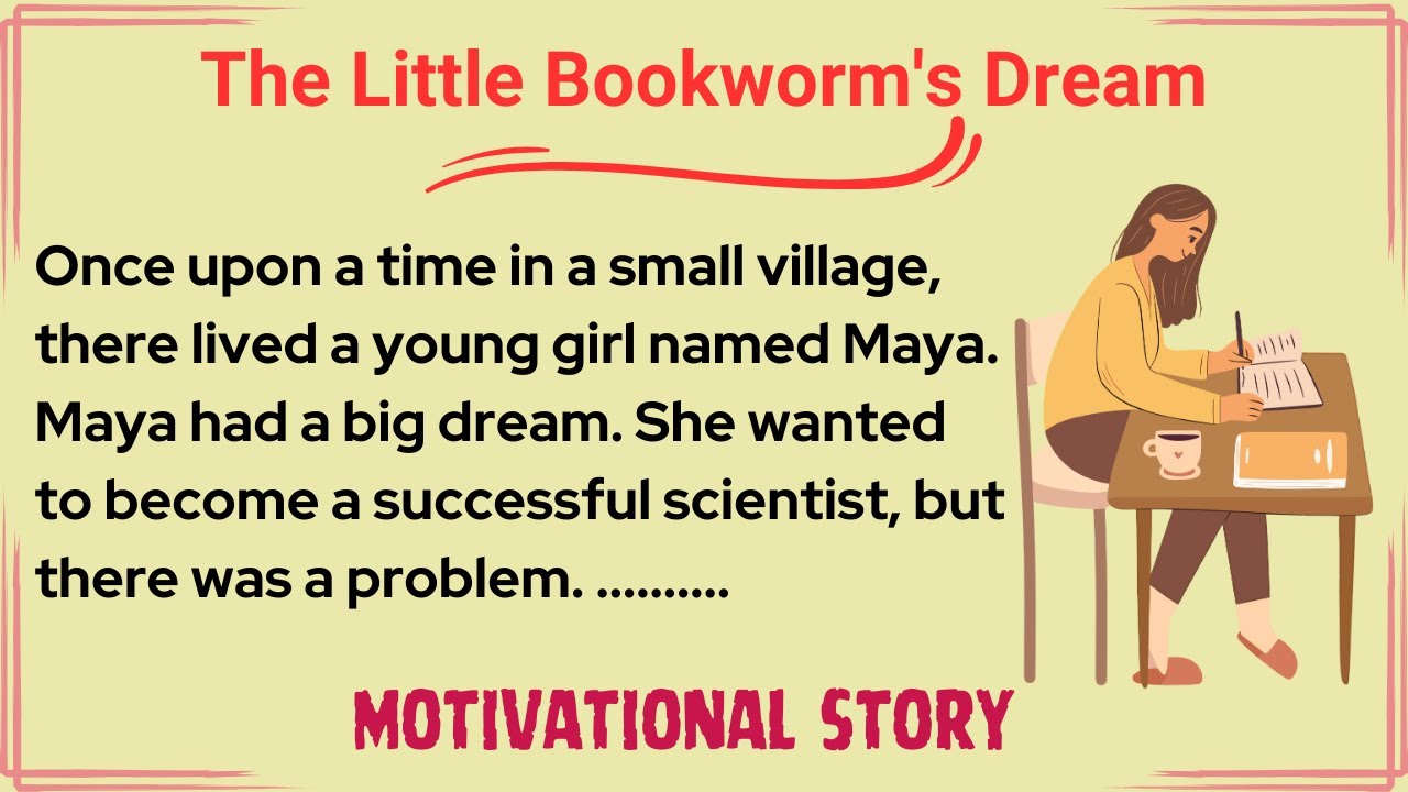 Learn English Through Stories | The Little Bookworm's Dream | New ...