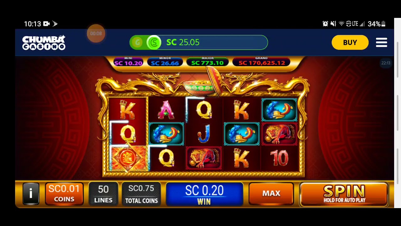 LONG ZHI BAO ZANG - ChumbaCasino Slot gambling - YouTube
