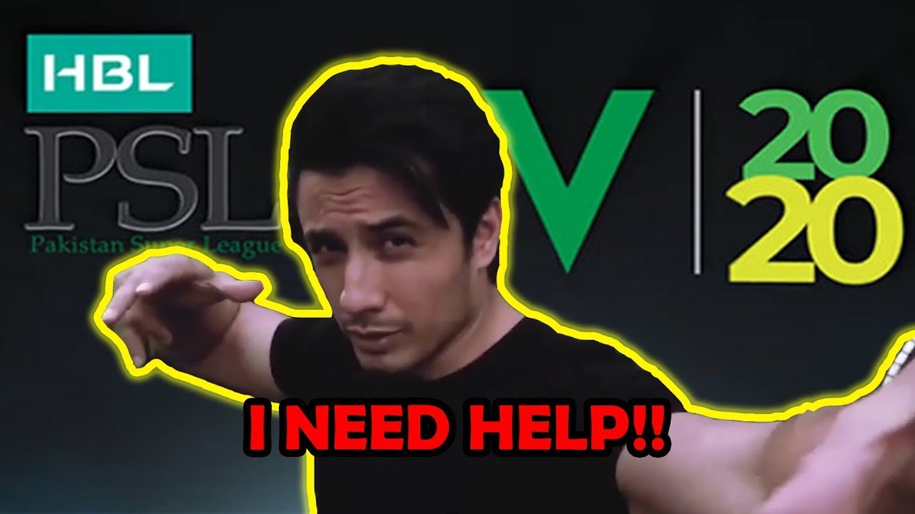 New PSL Song 2020 Ali Zafar Anthem Funny #PSL2020 - YouTube