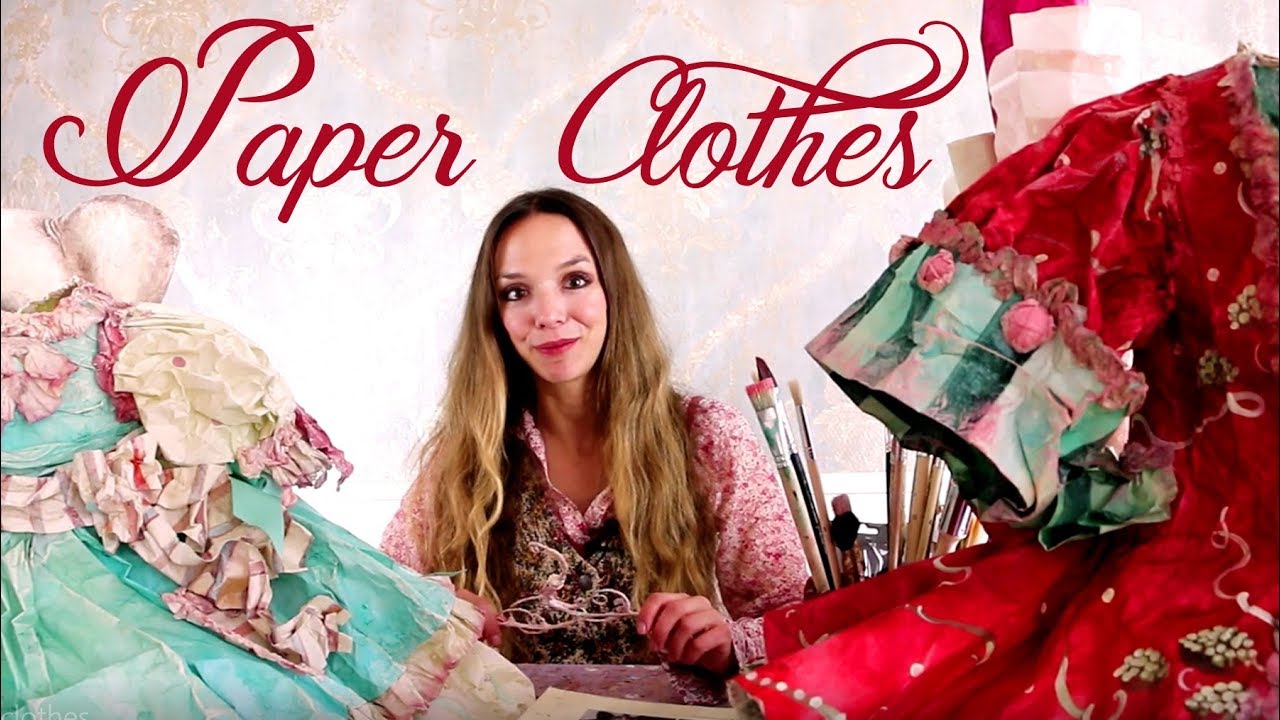 HOW TO MAKE PAPER CLOTHES - Paper Secret 23 | Merveilles en Papier ...