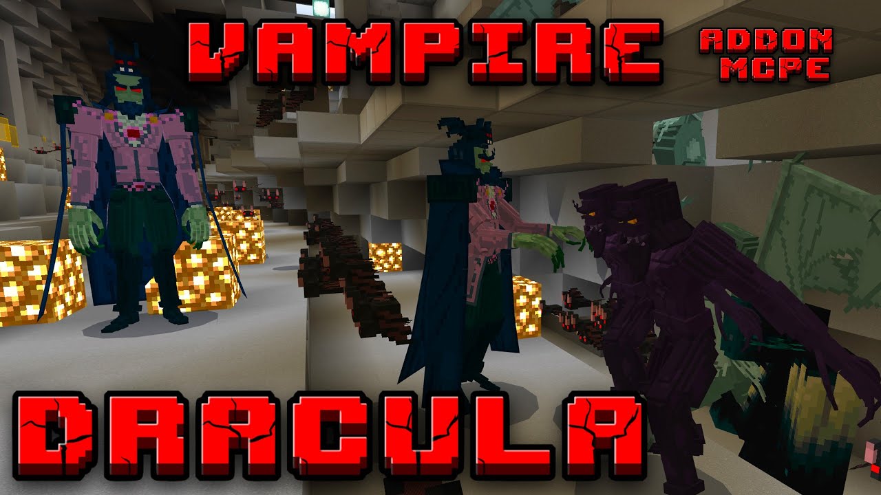 Face the King of Darkness in Minecraft with the Dracula Vampire Mod! 🧛 ...