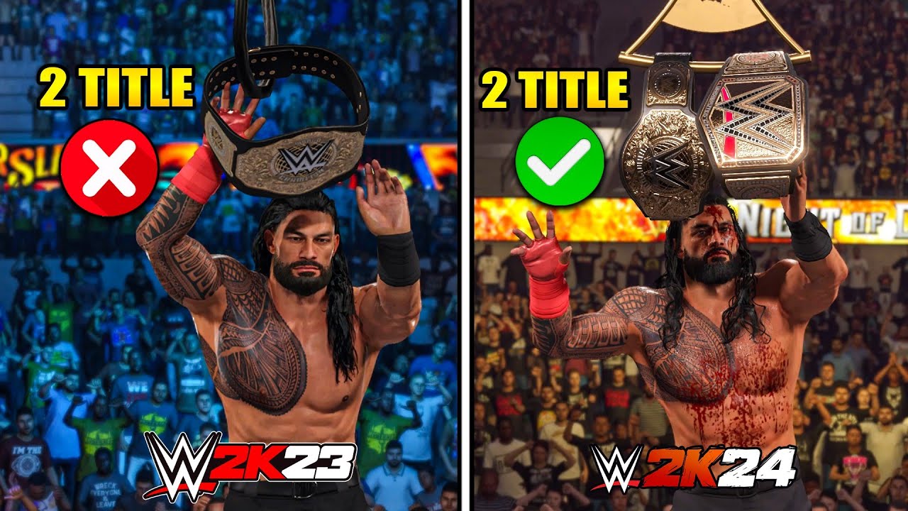 20 Things WWE 2K24 Does Better Than WWE 2K23 - YouTube