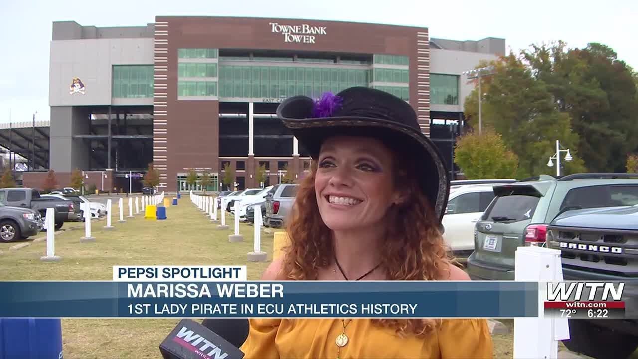 Pepsi Spotlight: First Lady Pirate Marissa Weber - YouTube