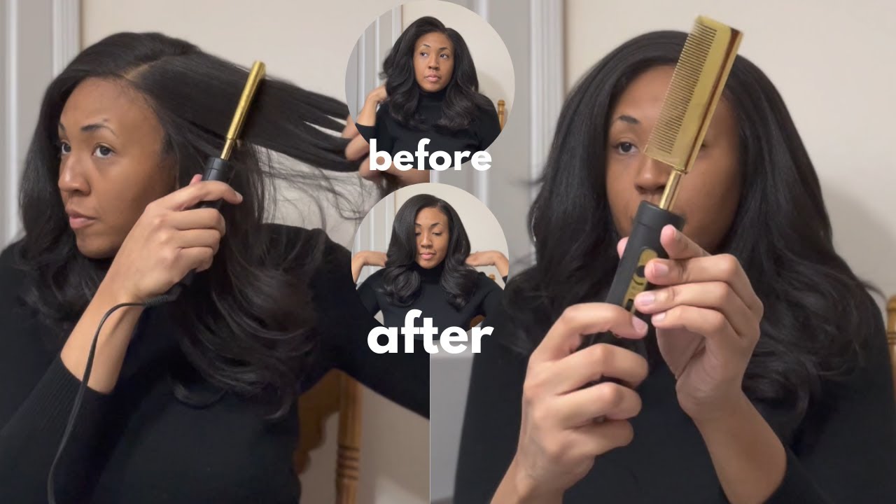 FLATTEN YOUR WIG EASILY! How to Flatten the Top of a WIG + How to Use a ...
