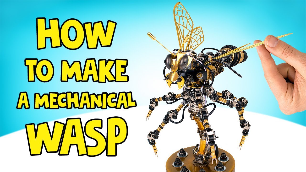 DIY Realistic Metal Wasp! - YouTube