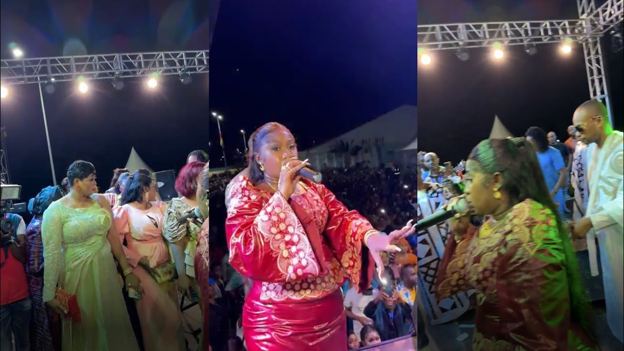 CONCERT DE MARIAM BAH FACE À SES FANS AU CHAPITEAU BY ISSA CONAKRY ...
