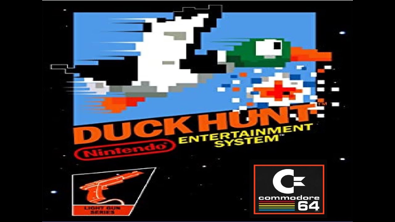 DUCK HUNT X COMMODORE 64 tested with Lightgun - YouTube
