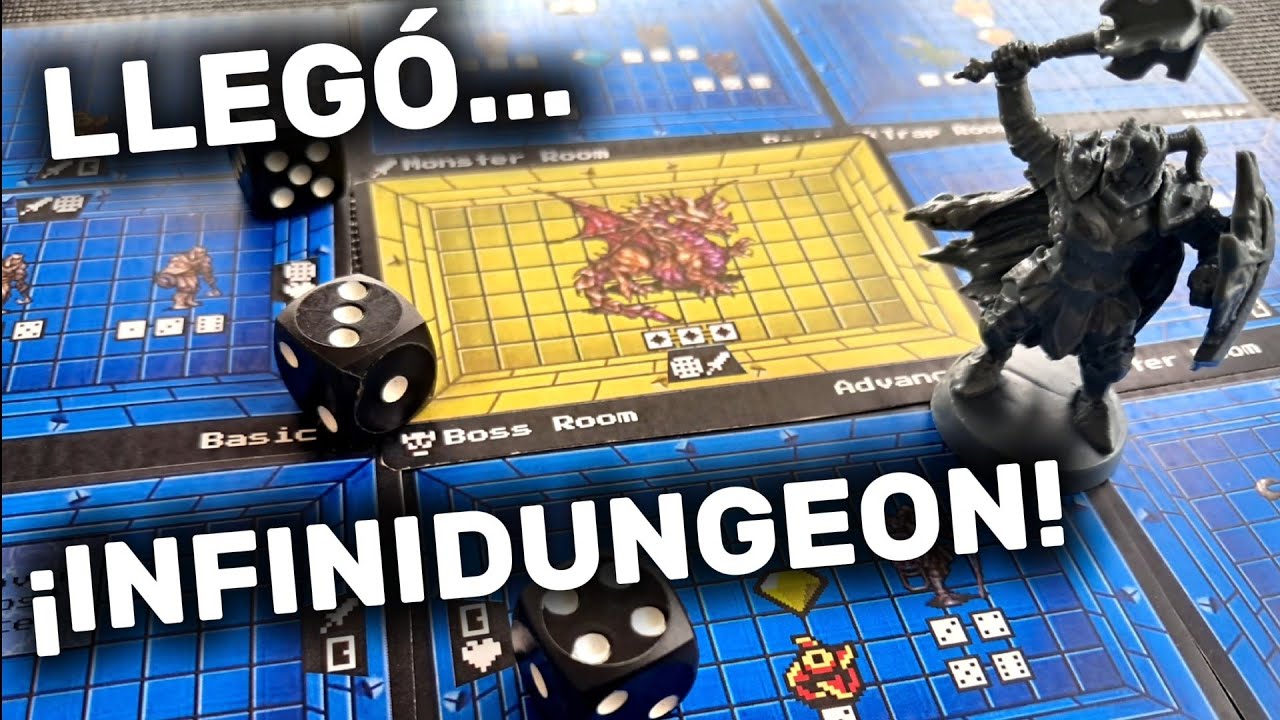 MAZMORRAS SIN FIN CON INFINIDUNGEON | PARTIDA Y RESEÑA DE PRINT AND PLAY - YouTube
