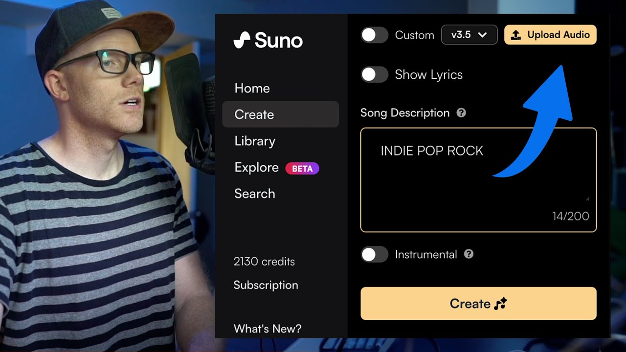 Writing a Song with AI and my Voice - Suno Upload Feature - YouTube