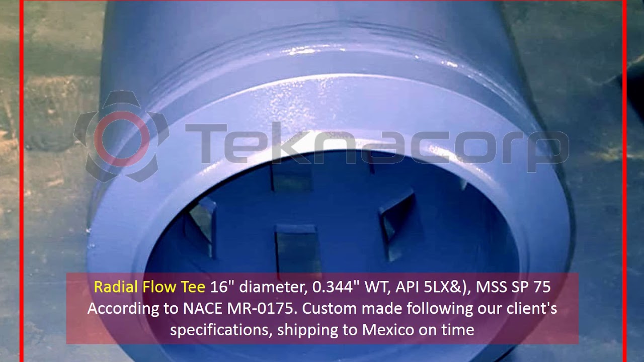 Radial Flow Tee - Another successful project by Teknacorp - YouTube