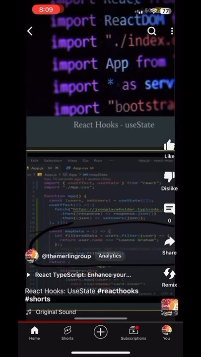 React Hooks Usestate Reacthooks Coding Shorts Youtube