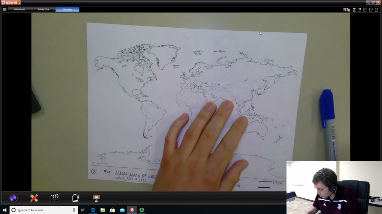 Major Water Bodies of the World Map Making Video - YouTube