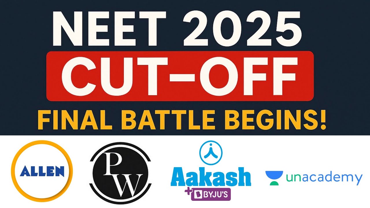 "Shocking Cutoff Differences! Allen vs Aakash vs PW vs Unacademy 😱" # ...