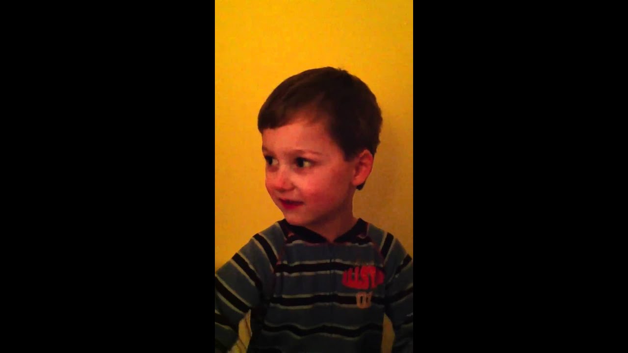 Aiden saying the Lords prayer - YouTube