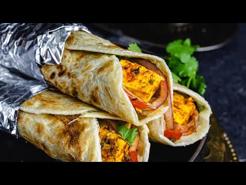 Panner kathi roll | panner new recipe | panner roll | tasty bites ...