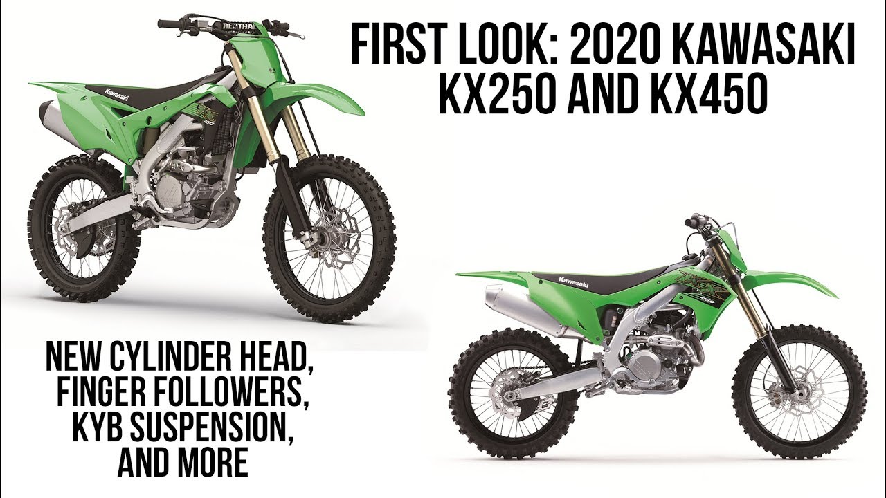 First Look: 2020 KX250 and KX450 - New Cylinder Head, Finger Followers ...