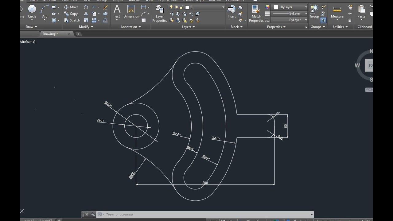 Chapter - 15| How to do 2D Design in AutoCAD #autocad2d #autocad3d # ...