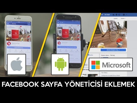 Facebook Sayfa Yönteci Ekleme | iOs | Android | Pc
