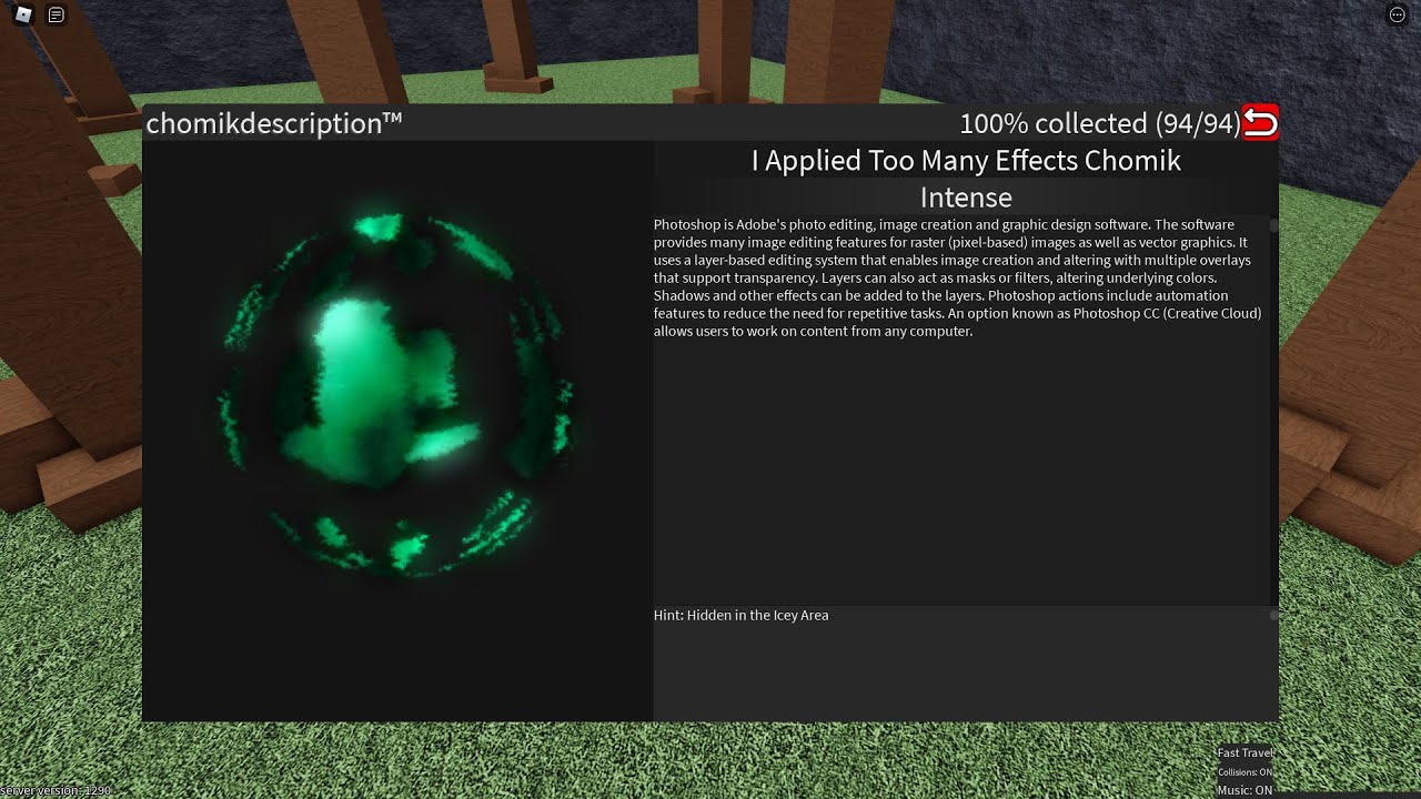 How to get I Applied Too Many Effects Chomik - YouTube