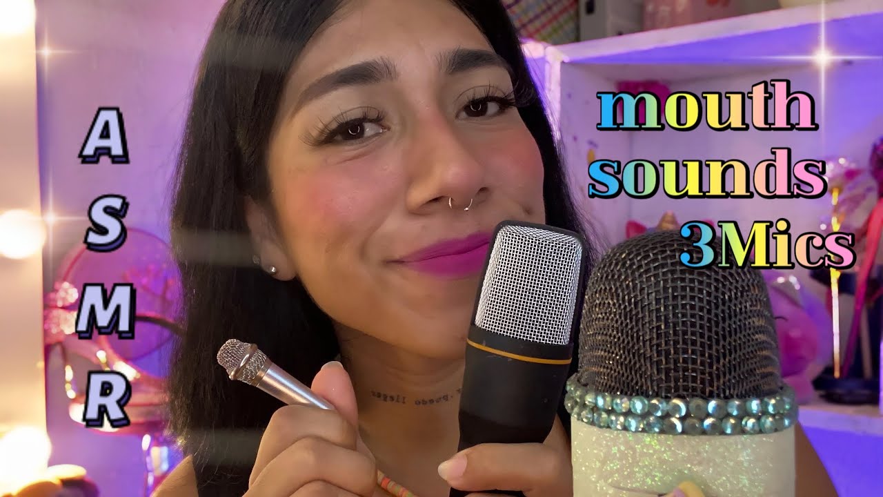 ASMR Sonidos con la boca en 3 tipos de Micro | Iza ASMR 🩵 - YouTube