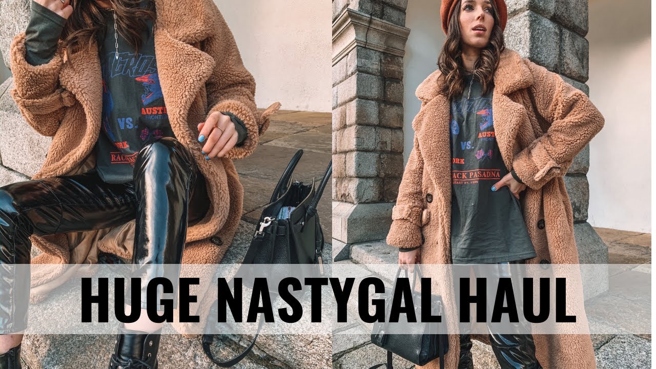 HUGE NASTY GAL HAUL & TRY ON CIARA O DOHERTY - YouTube