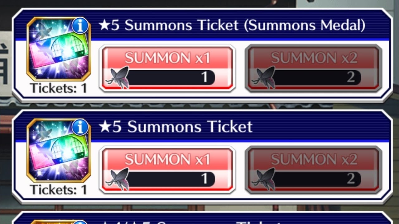 5 Star Summons Tickets And More! THAT'S THE WAY I LIKE IT! Bleach Brave Souls - YouTube