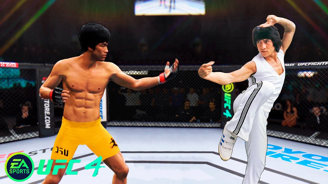 UFC4 Bruce Lee vs Jackie Chan EA Sports UFC 4 PS5 - YouTube